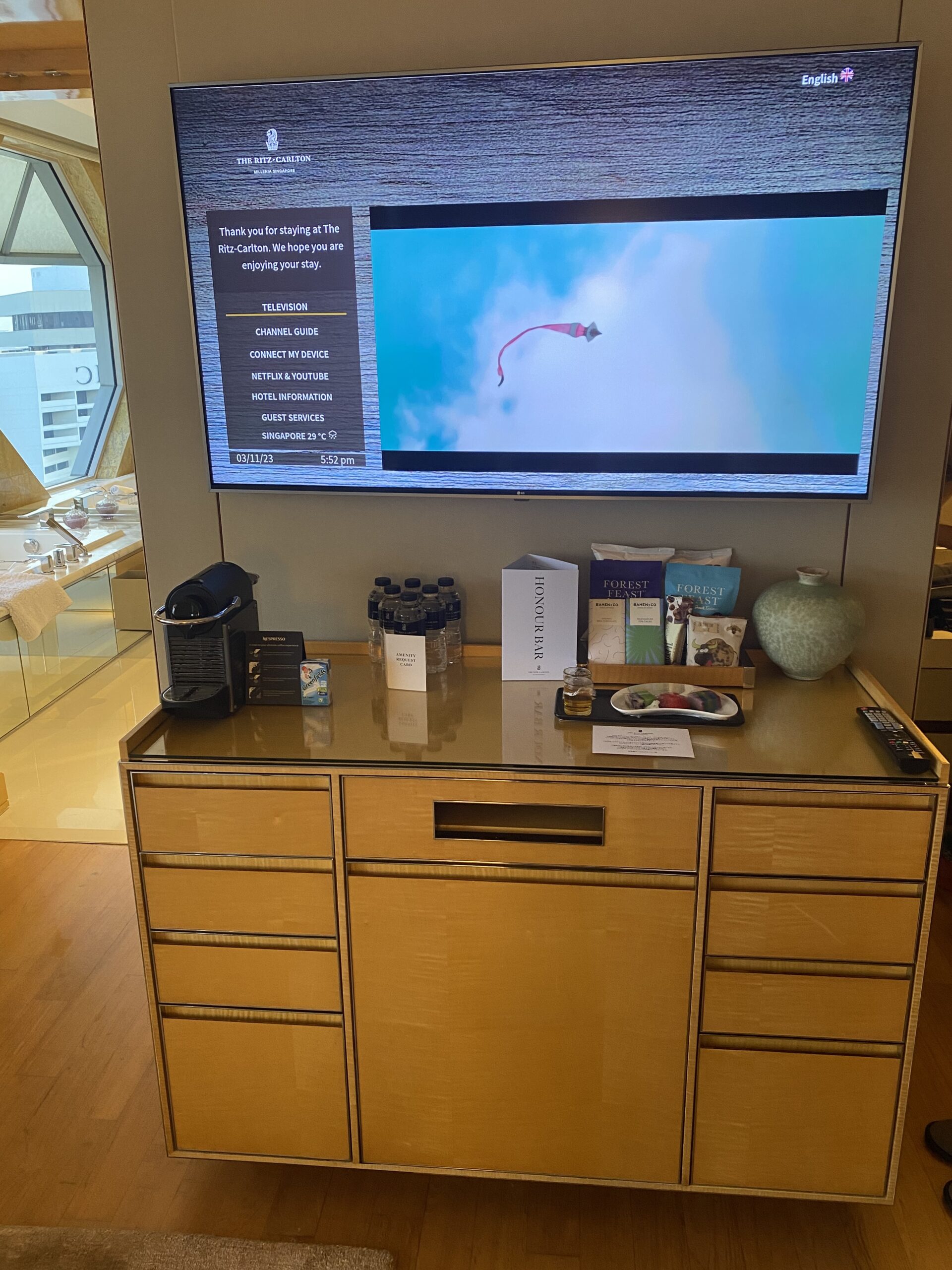 【宿泊記】ザ・リッツ・カールトン・ミレニア シンガポール①（クラブフロア客室詳細） | CocoRi TRIP